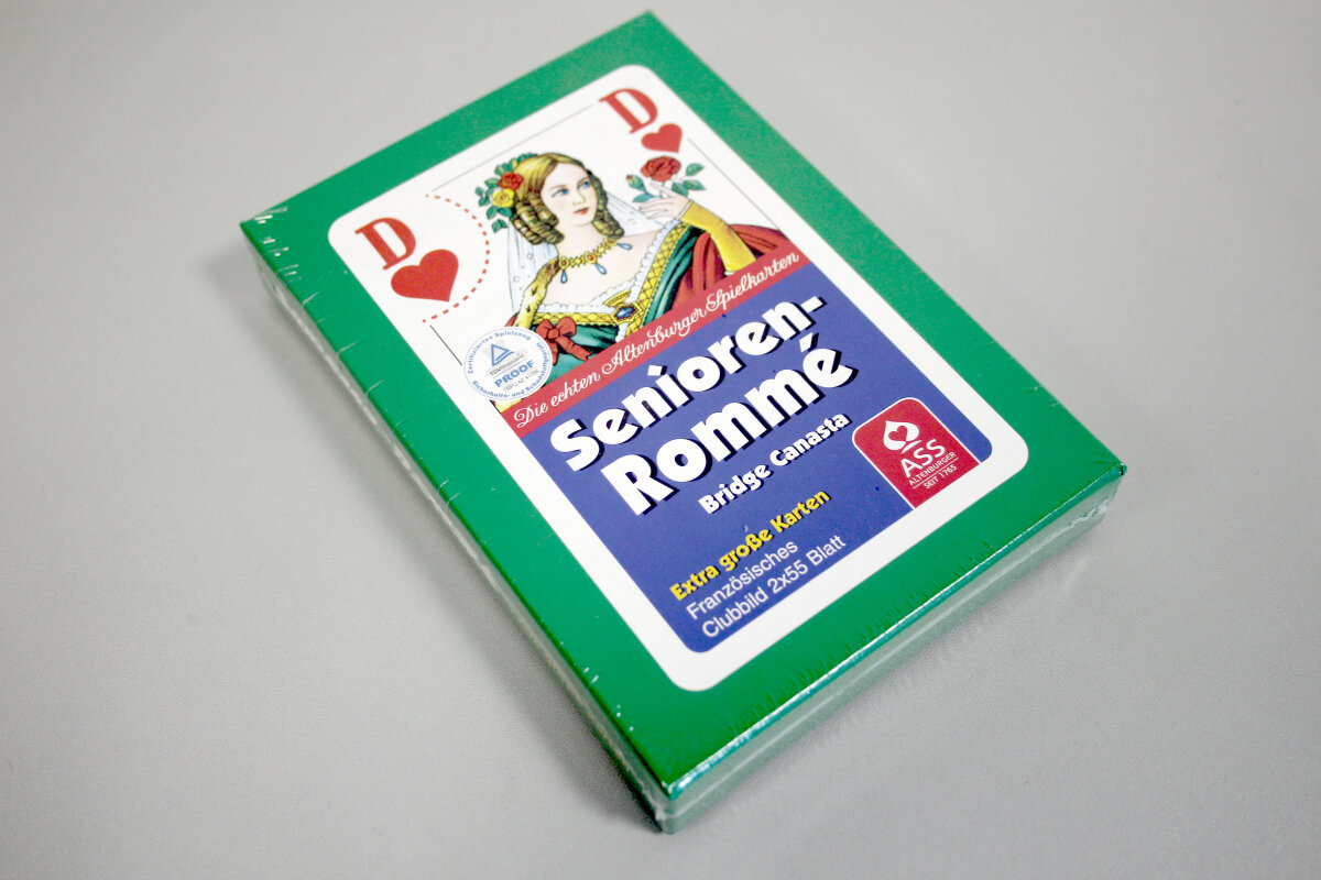 Senioren-Rommé extra große Karten, 8,95